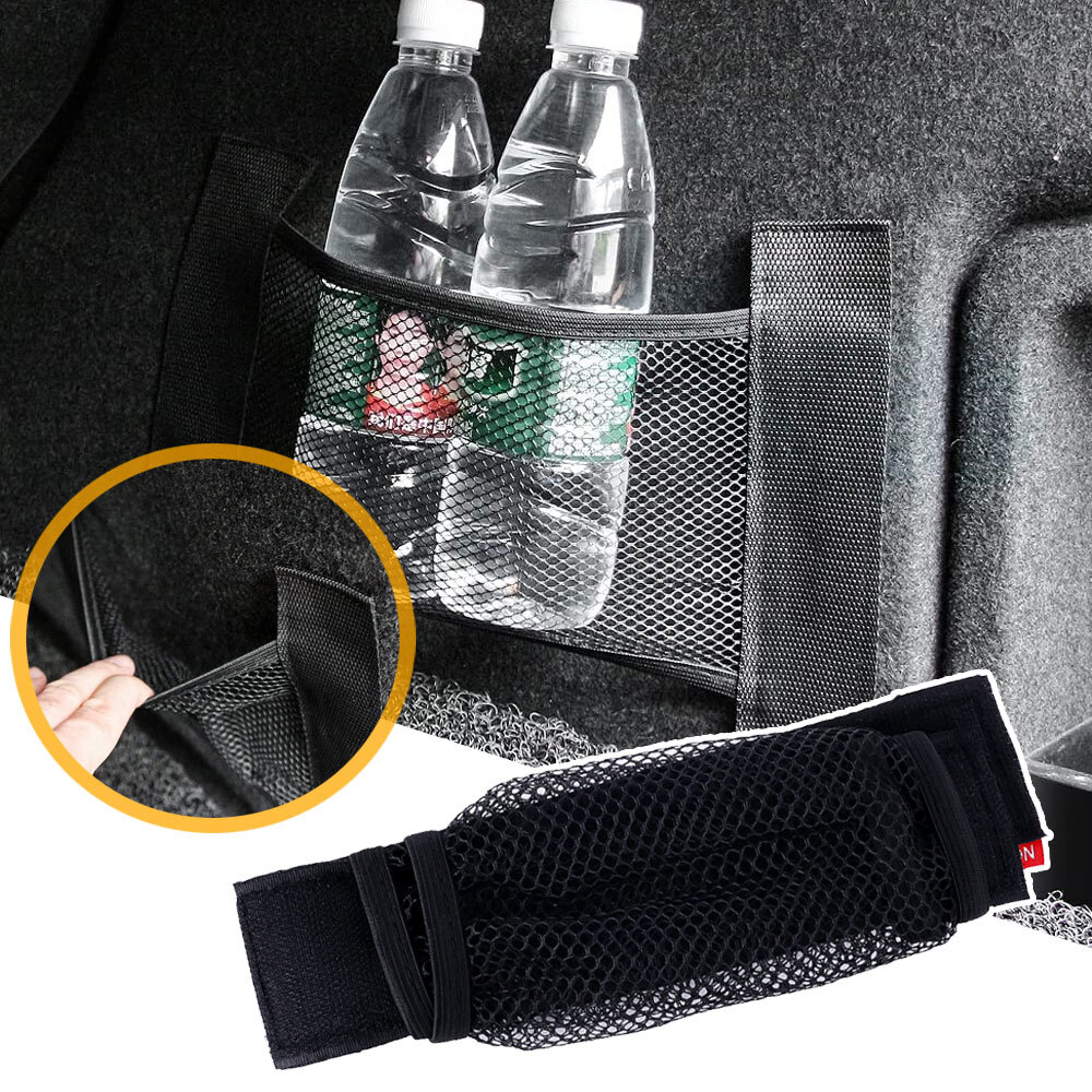 Car Trunk Fixing Belt Elastic Net Storage Mesh Bag Tapes Organizer ...