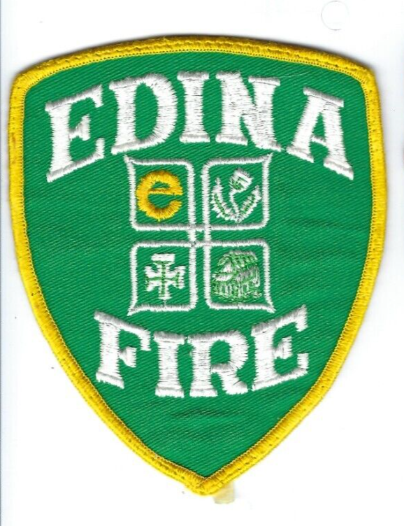 Edina (Hennepin County) MN Minnesota Fire Dept. *GREEN* patch - Nice ...