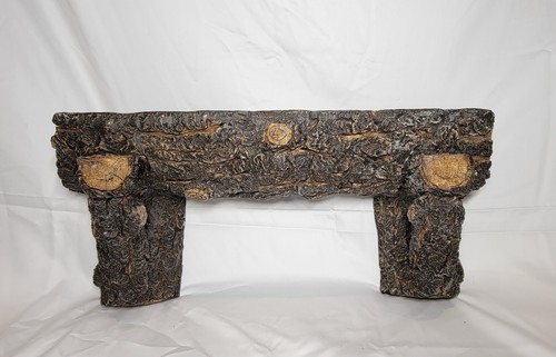 Rustic Forest Faux Wood Log Wall Shelf 17.5”L Cabin Farmhouse Outdoor ...