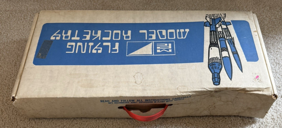 Vintage MPC Flying Model Rocket Outfit Kit R-904 12" Pioneer (Circa ...