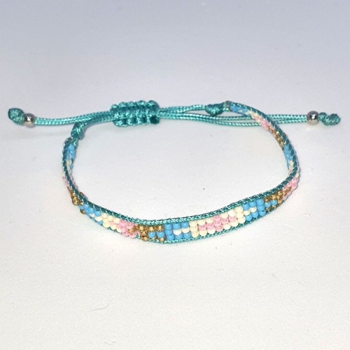 Women Summer Beach Boho Bead Bracelet Braided Weave Rope Bracelet Gift ...