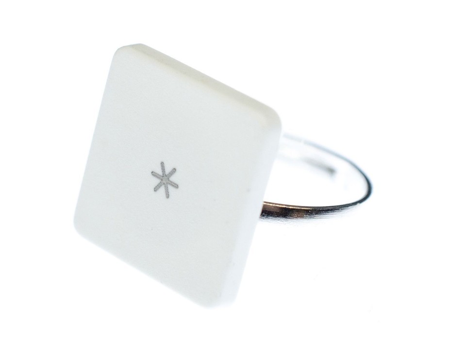Star Key Keyboard Ring PC Character Miniblings Computer Keyboard White ...