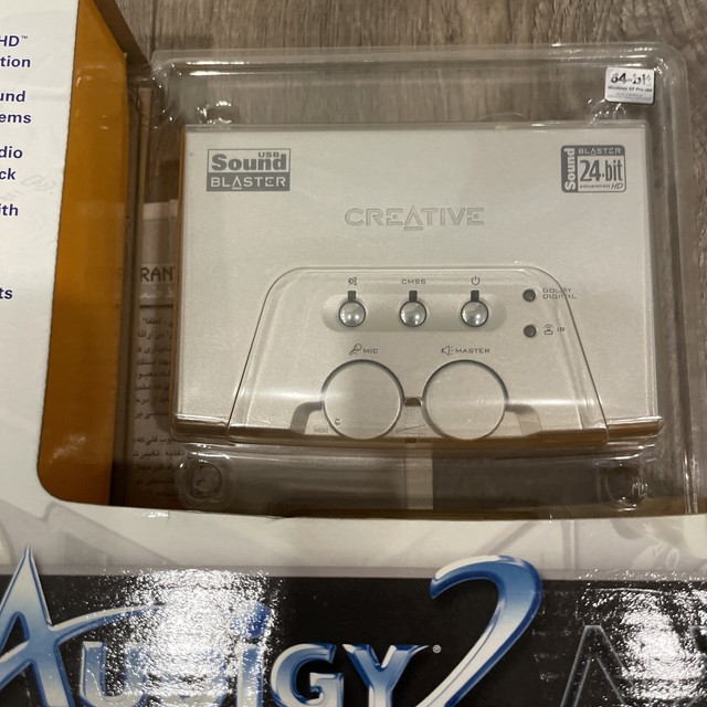 Creative Sound Blaster Audigy USB 2.0 (SB0300) Sound Card for sale ...