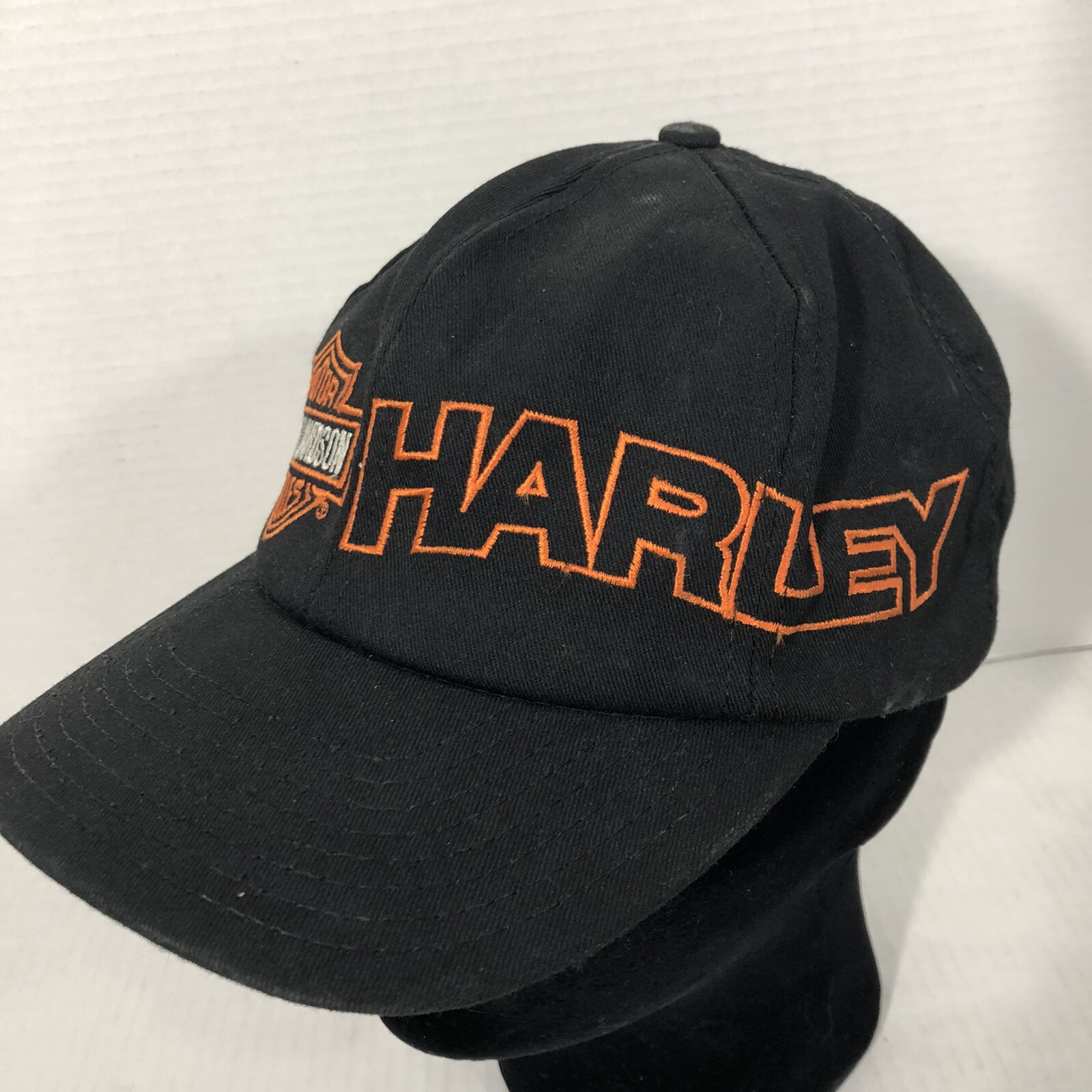 Vtg Harley Davidson Mens Snapback Hat Embroidered Emb… - Gem