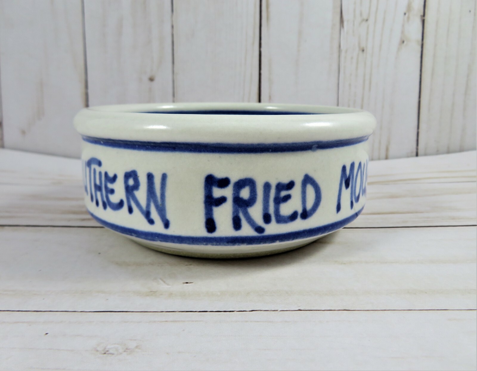 Handmade Ceramic Cat Kitten Food Bowl Southern Fried Mouse Feed The Cat ...