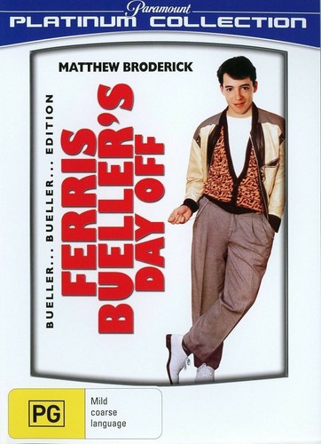Ferris Bueller's Day Off Platinum CCollection DVD Comedy Aus Stock Disc ...