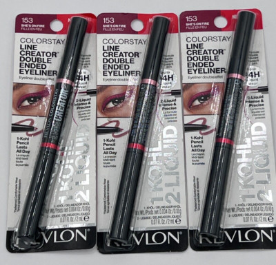 Revlon Colorstay Line Creator Double Ended Eyeliner. #153 SHE'S ON FIRE ...