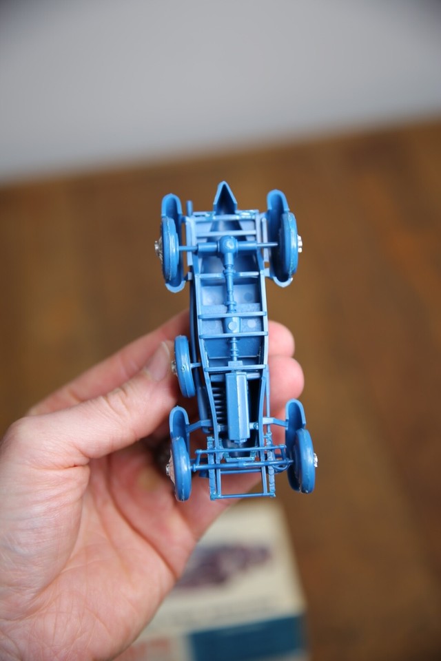 Vintage Pyro Bugatti Grand Prix Racer model car kit plastic box 1/32 ...