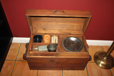 Civil War Reproduction Reenactment Soldiers Mess Kit Wooden Cavalry ...
