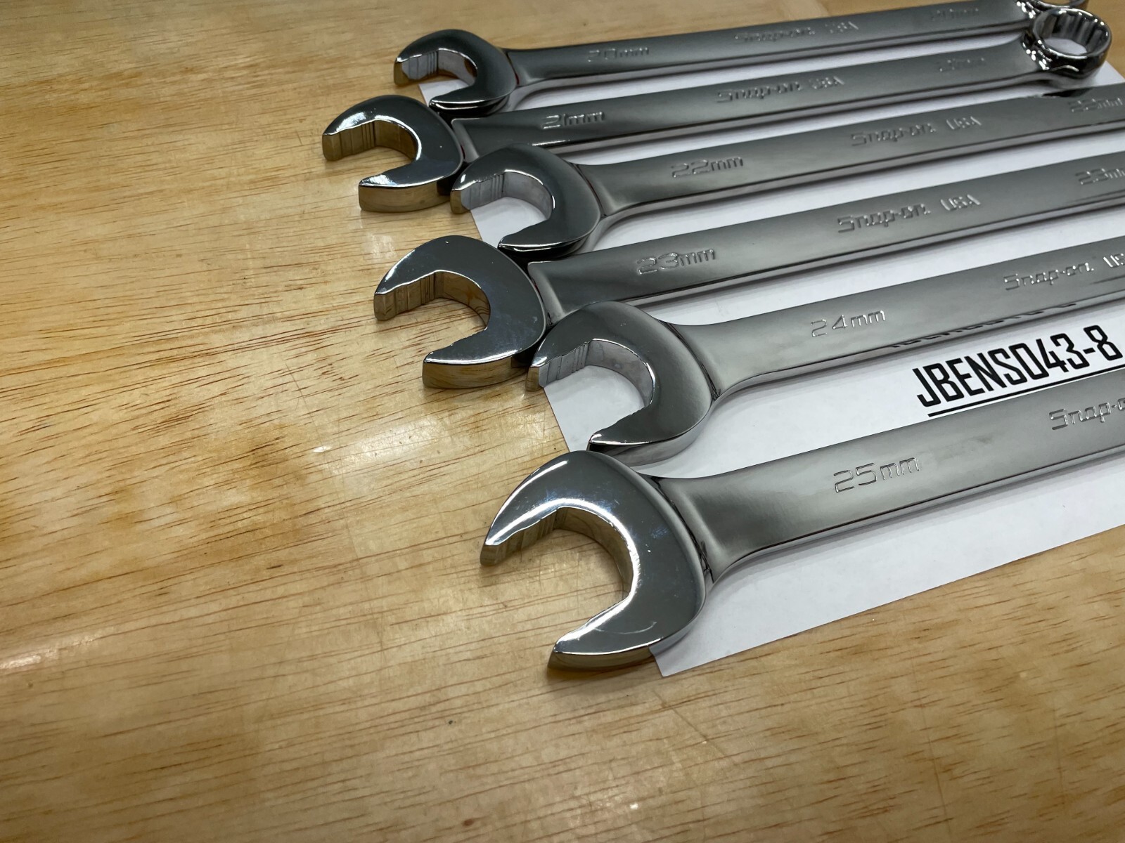 Snap-on Tools USA NEW 6pc ADD-ON LARGE METRIC Flank Drive Plus Combo ...