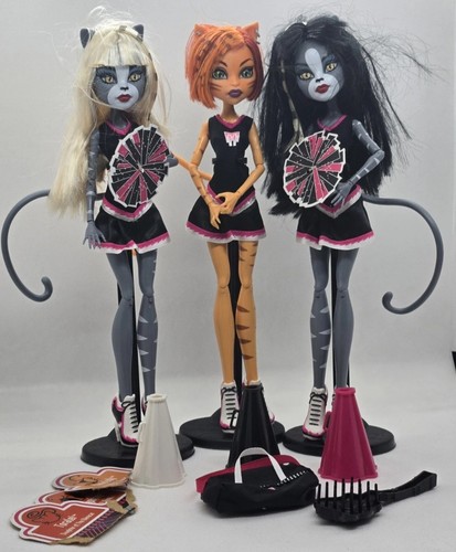 Monster High Go Monster High Team!!! Doll Fearleading 3-pack Lot 2013 ...