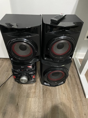 LG Mini Shelf System SPEAKERS /W Wired | eBay