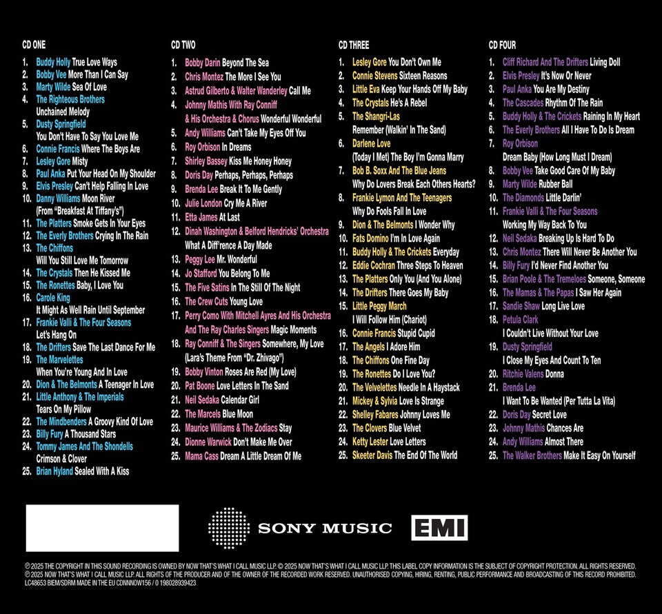 Various - NOW Jukebox Classics: True Love Ways [CD] | eBay UK