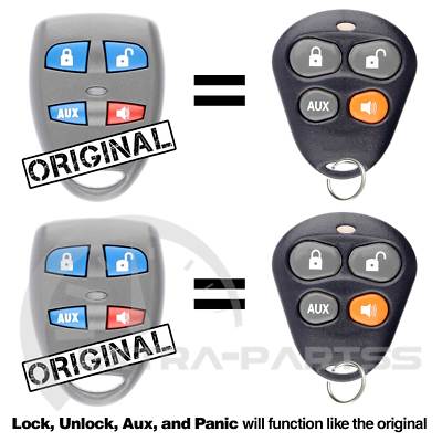 2 New Replacement Automate 4B Keyless Entry Remote Car Key Fob For ...