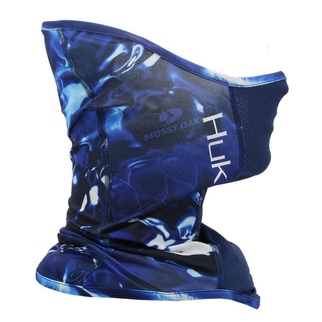 Huk Mossy Oak Hydro Camo Neck Gaiter / Mesh Front H3000216 - Choose ...