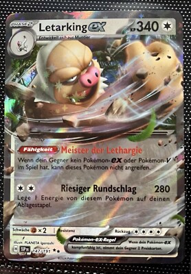 Pokémon Karte Letarking ex 147/191 Stürmische Funken Near Mint deutsch ...