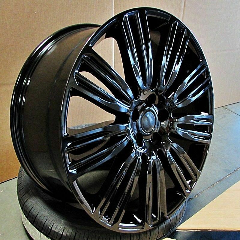 24x10 Wheels Fit Range Rover Land Rover HSE Sport Gloss Black 24 Inch ...