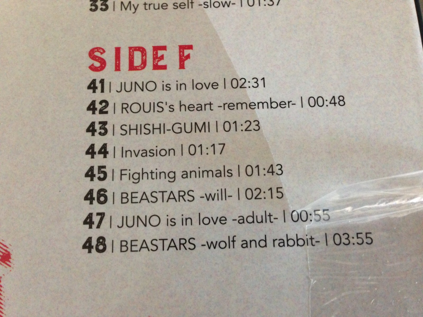 Beastars Satoru Kosaki Original Soundtrack Score Vinyl 3x LP Box Set ...