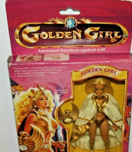1984 Galoob Golden Girl & Guardians of The GEMSTONES Figure Complete ...