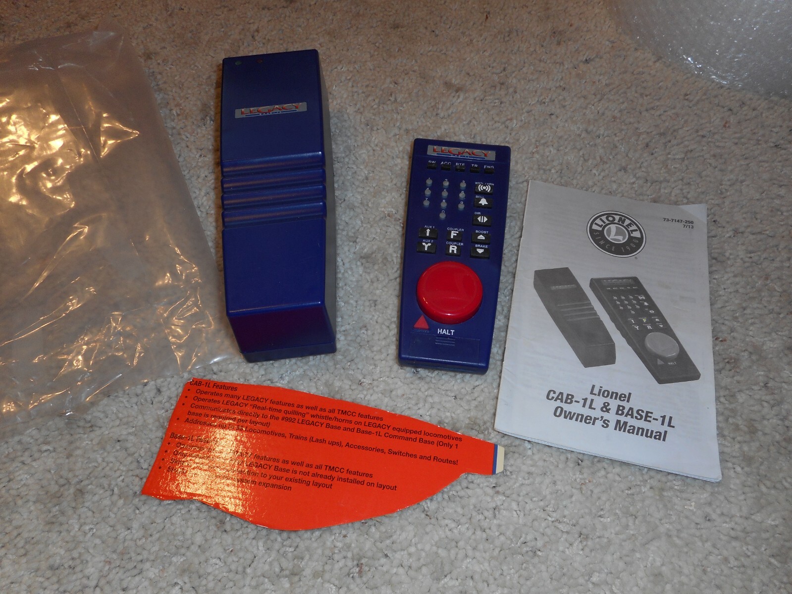 LIONEL CAB-1L & BASE-1L CONTROL UNIT | eBay