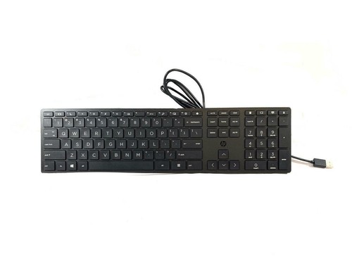 Lot of 10 NEW HP Halley USB Wired Keyboard L96909-001 OEM SLIM BUSINESS ...