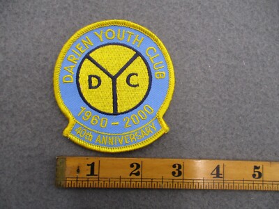 Darien Youth Club Patch 40th Anniversary 1960 2000 | eBay