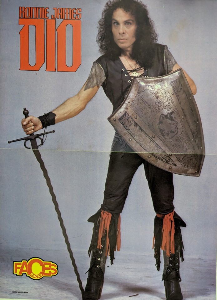 Faces Rocks Magazine February 1986 KISS, Ratt, Scorpions, Dio, Dire ...