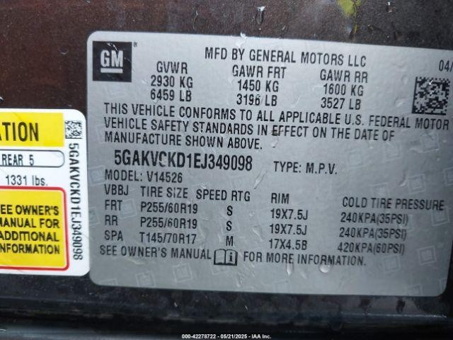 Buick Enclave 2013-2016 Automatic Transmission 4WD 19354268 U068 | eBay