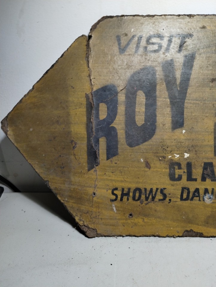 1940's ROY ACUFF VISIT DUNBAR CAVE ORIGINAL ADVERTISING SIGN COUNTRY ...