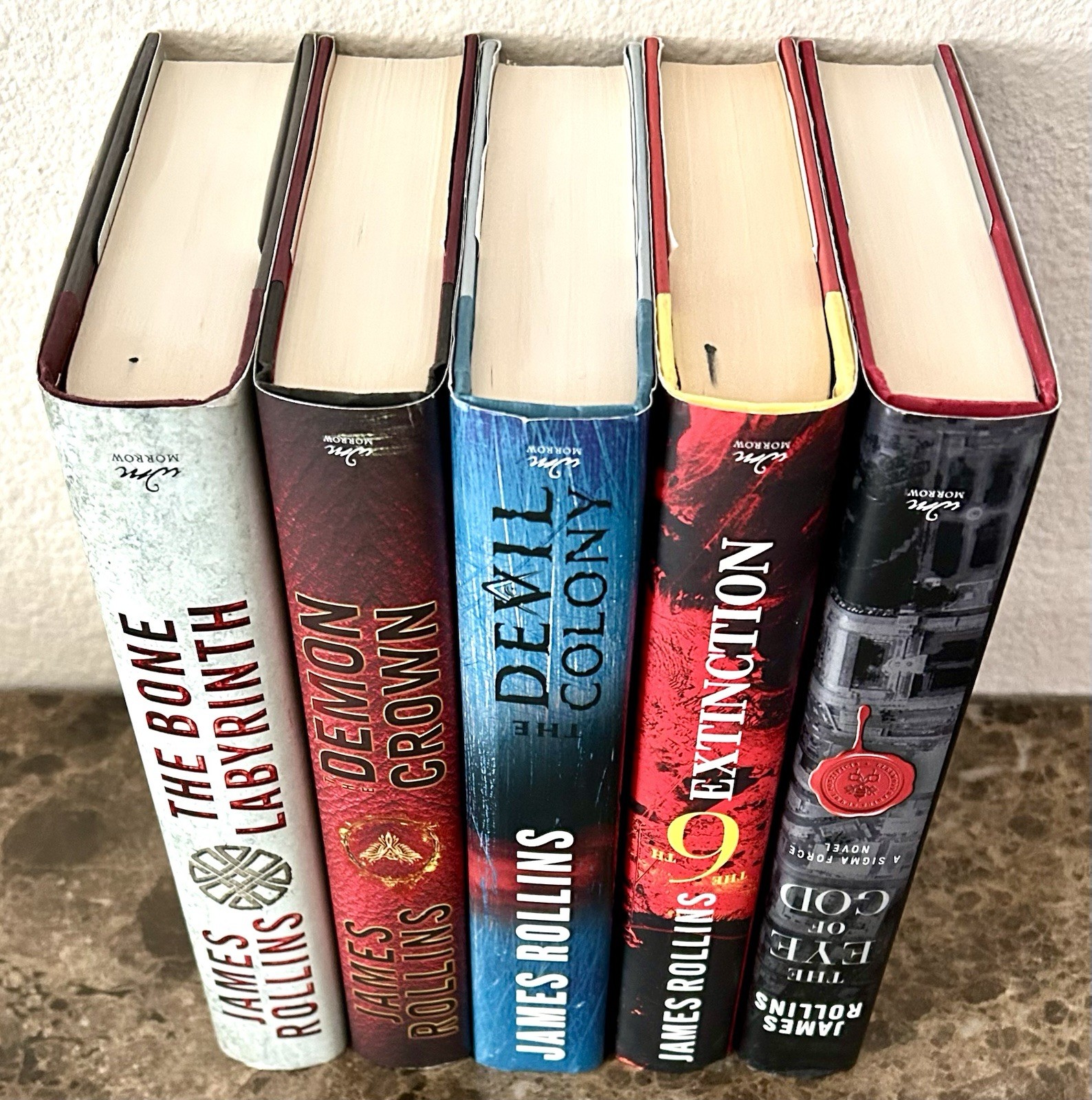 James Rollins Sigma Force Series Lot of 5 Hardcover 1ST EDITION 1ST ...