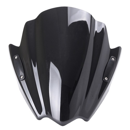 Universal 7/8" & 1"Motorcycle Handlebar Mount Front Windshield Wind ...