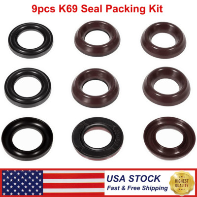 9PCS General Pump Kit 69 Replacement Seal Packing K69 GP Interpump ...