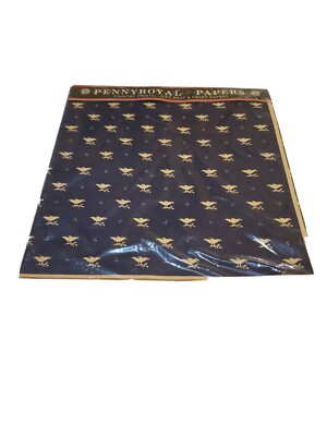 Vintage PennyRoyal Papers Gift Wrap Wrapping Paper Colonial Birds 8 ...
