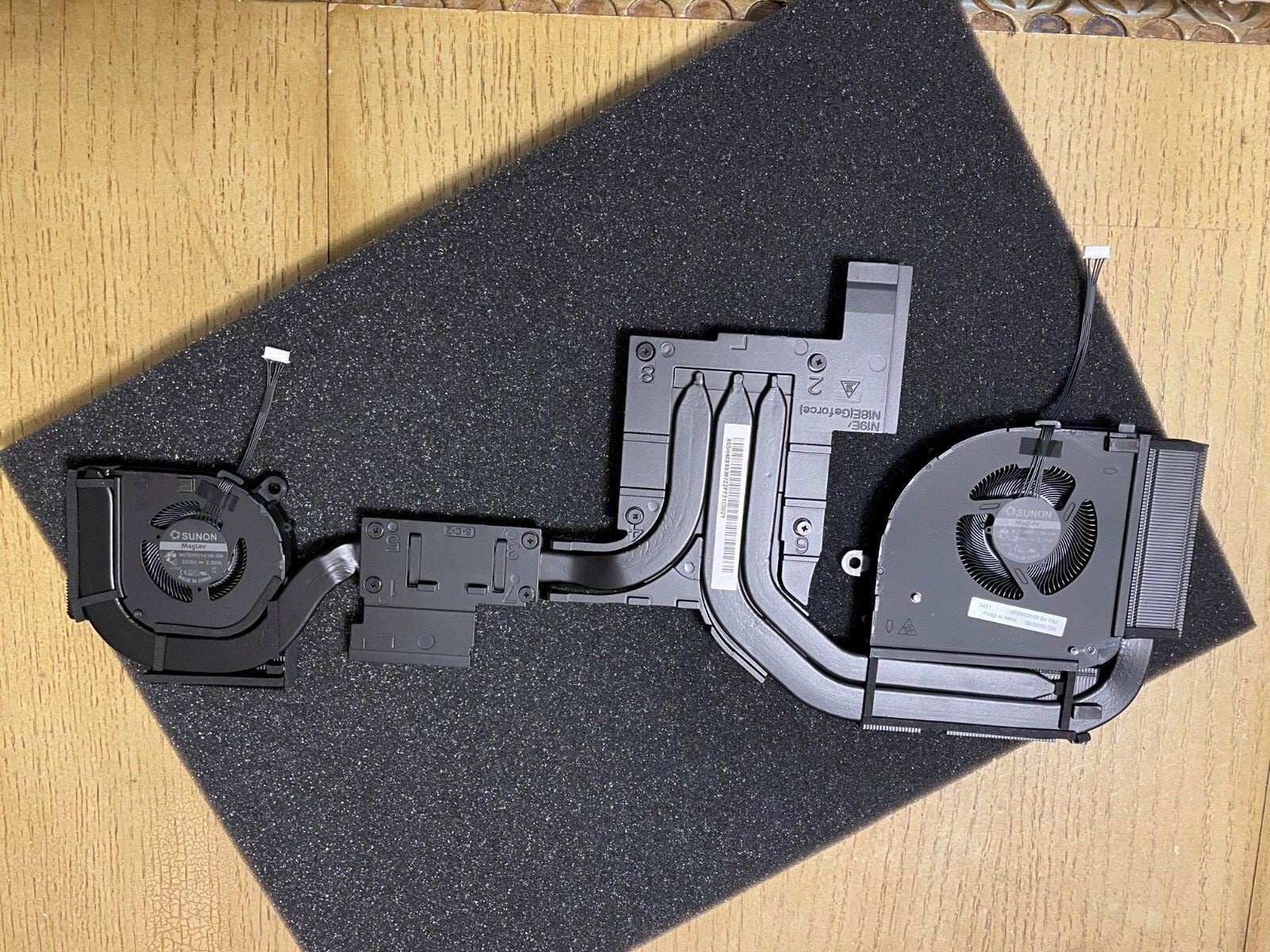 Genuine Lenovo Thinkpad P17 1st Gen CPU Fan and Heatsink 5H40X89387 USA ...