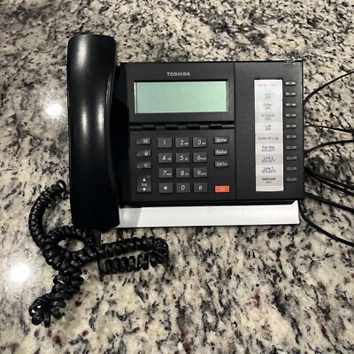 Toshiba CIX DP5022-SDM 10 Button LCD Telephone (Black) Multiline Office ...