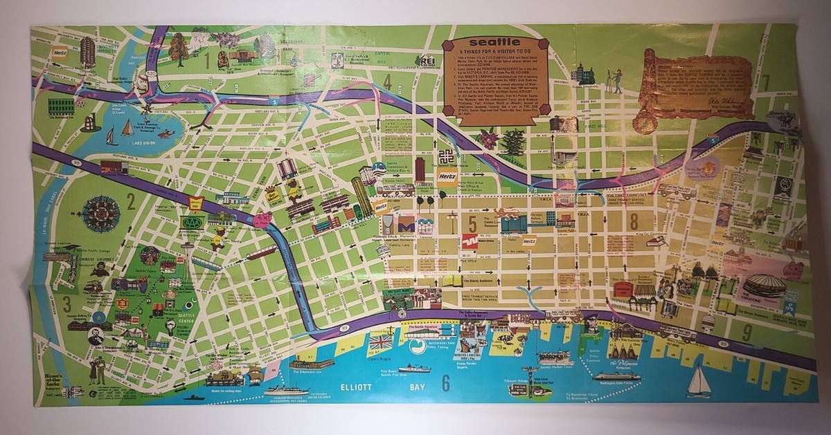 Seattle tourist attractions map | Mattgrangerphotography.com
