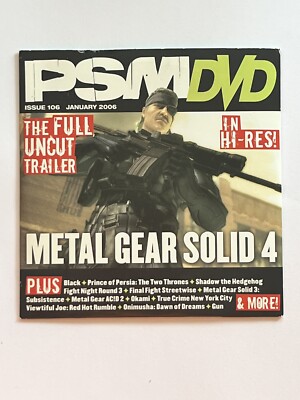 Official Playstation Magazine Issue 106 Demo Disc & Case/ Playstation 2 ...