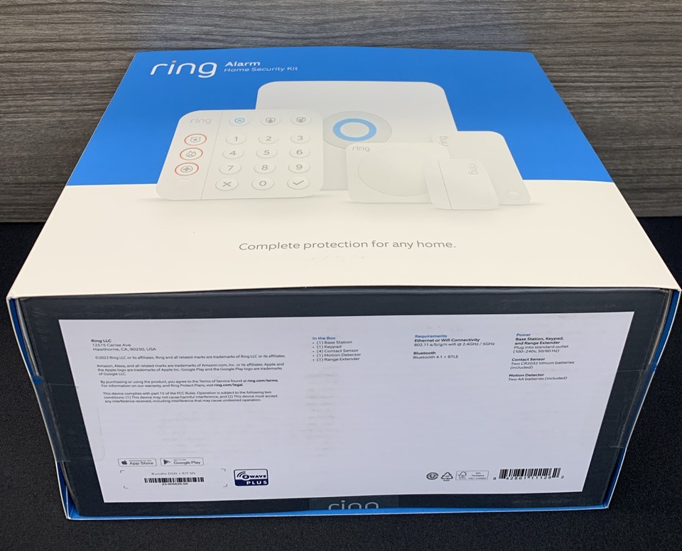 Ring Alarm 8-Piece Security Kit, 2nd Gen Home Security System w/Alexa ...
