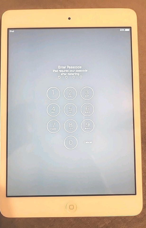 Apple Ipad Mini Silver Model A1432 Works Ist Gen 7.9" Parts Only No ...