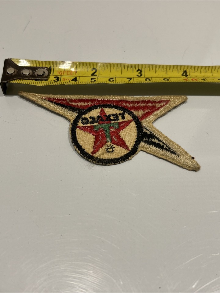 Texaco Star Patch Gas Station Vtg Uniform Antique Sign Collectible | eBay