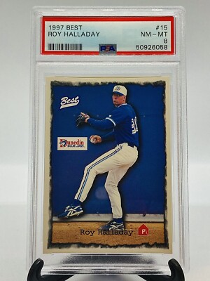 Roy Halladay RC Best 1997 Rookie Card PSA Graded Blue Jays HOF Gem Mint ...
