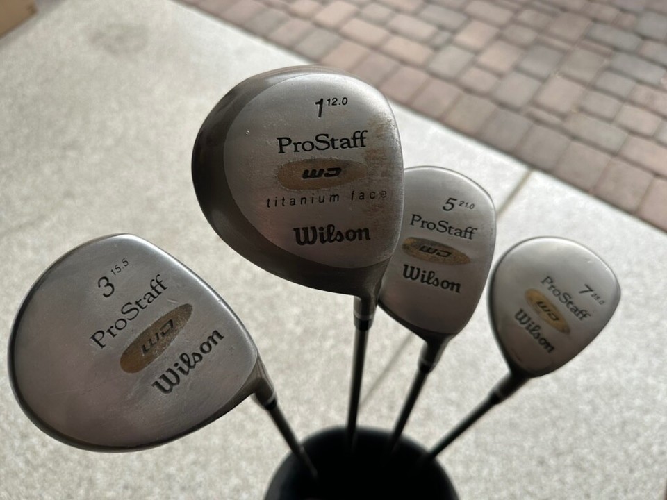 Wilson ProStaff Complete Golf Set w/ Bag – Irons, Woods, Hybrids ...