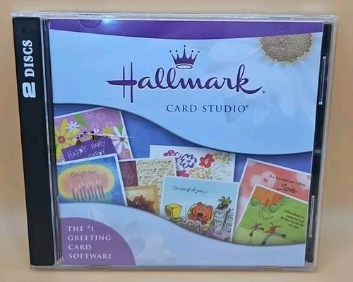 HALLMARK CARD STUDIO DESKTOP PUBLISHING SOFTWARE PC CD 2 Disc | eBay