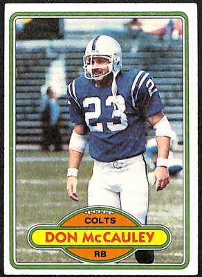 1980 Topps Don McCauley #314 Baltimore Colts | eBay