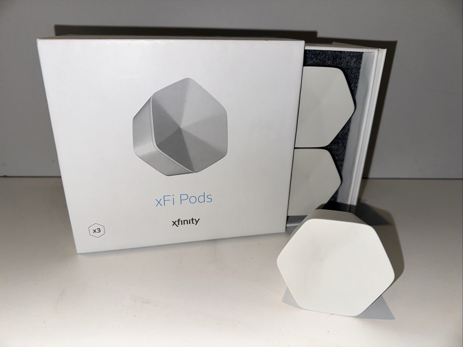 Xfinity xFi Pod 3-Pack WiFi Network Range Extender - XE1-S 837689002151 ...