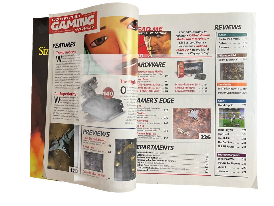 Vintage Computer Gaming World Magazine #169 August 1998 - Action Blow ...