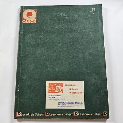 Quick Zeitschrift - 38/7 - GEBRAUCHT | eBay