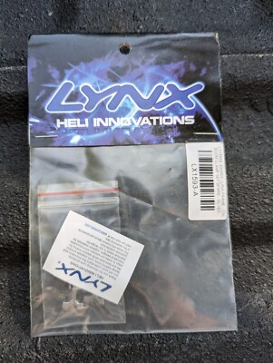 LYNX 200srx Frame RC Helicopter Part CNC Boom Clamp Set Silver LX1593 ...