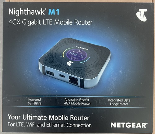 NETGEAR Nighthawk M1 MR1100 Telstra 4G LTE Gigabit Mobile Router (FREE ...