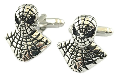Spider-Man Bust Fashion Novelty Cuff Links Movie Comic Series with Gift ...